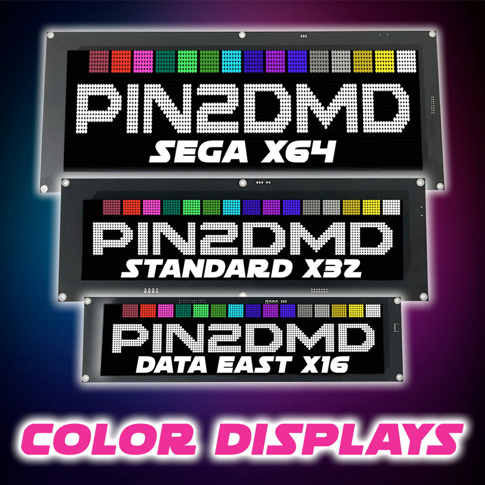 Pin2DMD Colour DMD Pinball Displays – Retrocity